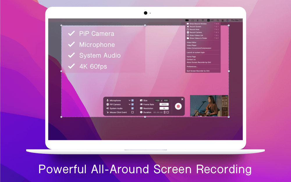 Omi Apps Best Free Mac IOS Utility Apps Screen Recorder By Omi
